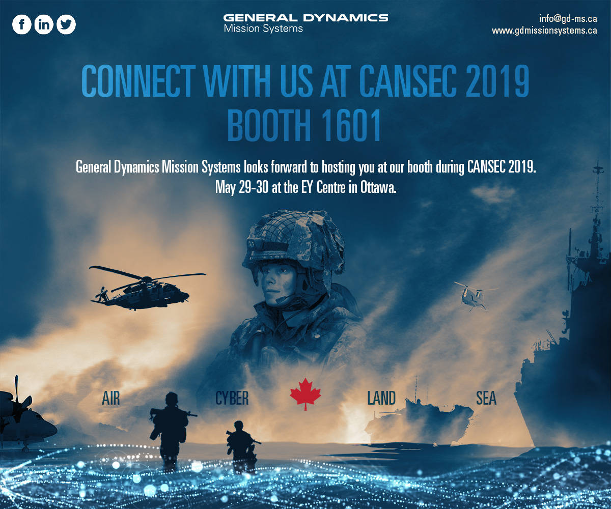 General Dynamics at CANSEC 2019 - General Dynamics Mission Systems-Canada