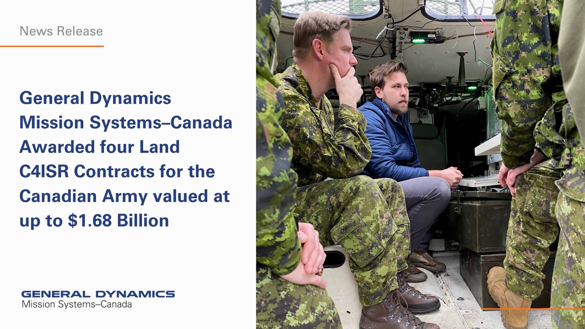 Separate Projects, Same Goals - General Dynamics Mission Systems—Canada